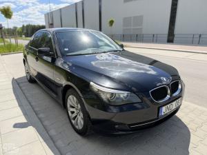 Black BMW 520 2008 in Vilnius, with an engine capacity of 2.00 L and mileage of 230 thousand km for 3290 €, photo 17 on AUTOMOTO.COM.LV