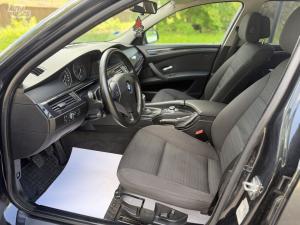Black BMW 520 2008 in Vilnius, with an engine capacity of 2.00 L and mileage of 230 thousand km for 3290 €, photo 19 on AUTOMOTO.COM.LV