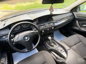 Black BMW 520 2008 in Vilnius, with an engine capacity of 2.00 L and mileage of 230 thousand km for 3290 €, photo 23 on AUTOMOTO.COM.LV