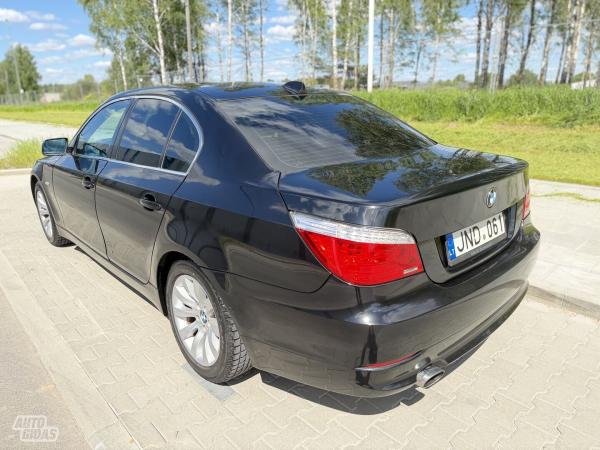 Black BMW 520 2008 in Vilnius, with an engine capacity of 2.00 L and mileage of 230 thousand km for 3150 €, photo 1 on AUTOMOTO.COM.LV