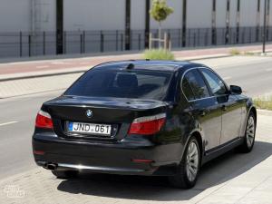 Black BMW 520 2008 in Vilnius, with an engine capacity of 2.00 L and mileage of 230 thousand km for 3150 €, photo 16 on AUTOMOTO.COM.LV