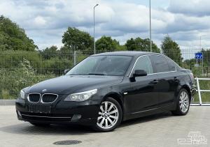 Melns BMW 520 2008 Tauragė, ar dzinēja tilpumu 2.00 L un nobraukumu 280 tūkst. km par 4300 €, foto  vietnē AUTOMOTO.COM.LV