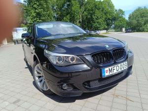Black BMW 520 2008 in Vilkaviskis, with an engine capacity of 2.00 L and mileage of 260 thousand km for 4950 €, photo  on AUTOMOTO.COM.LV