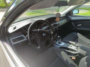 Black BMW 520 2008 in Vilkaviskis, with an engine capacity of 2.00 L and mileage of 260 thousand km for 4950 €, photo 9 on AUTOMOTO.COM.LV