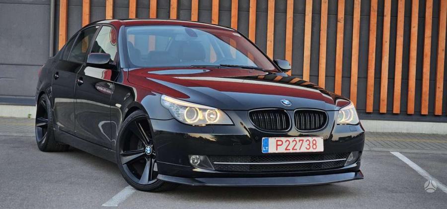 Melns BMW 520 2008 Klaipėda, ar dzinēja tilpumu 2.00 L un nobraukumu 268 tūkst. km par 6799 €, foto 1 vietnē AUTOMOTO.COM.LV