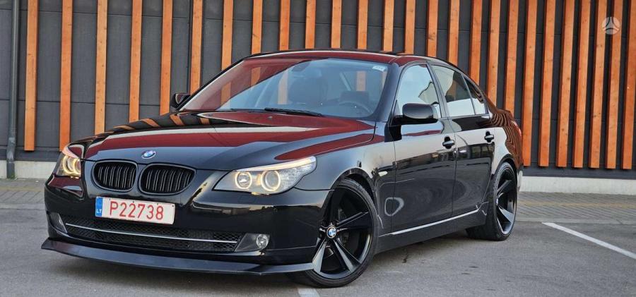 Melns BMW 520 2008 Klaipėda, ar dzinēja tilpumu 2.00 L un nobraukumu 268 tūkst. km par 6799 €, foto 10 vietnē AUTOMOTO.COM.LV