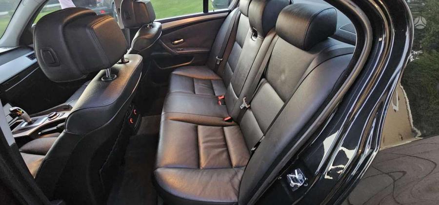 Melns BMW 520 2008 Klaipėda, ar dzinēja tilpumu 2.00 L un nobraukumu 268 tūkst. km par 6799 €, foto 20 vietnē AUTOMOTO.COM.LV