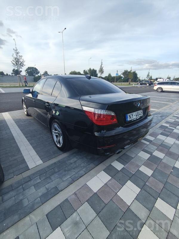 Melns BMW 520 2008 Jelgava, ar dzinēja tilpumu 2.00 L un nobraukumu 380 tūkst. km par 4350 €, foto 6 vietnē AUTOMOTO.COM.LV