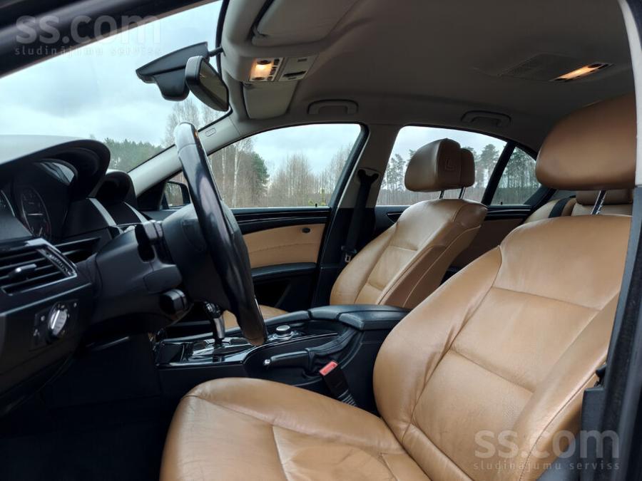 Melns BMW 520 2009 Rīga, ar dzinēja tilpumu 2.00 L un nobraukumu 326 tūkst. km par 4900 €, foto 8 vietnē AUTOMOTO.COM.LV