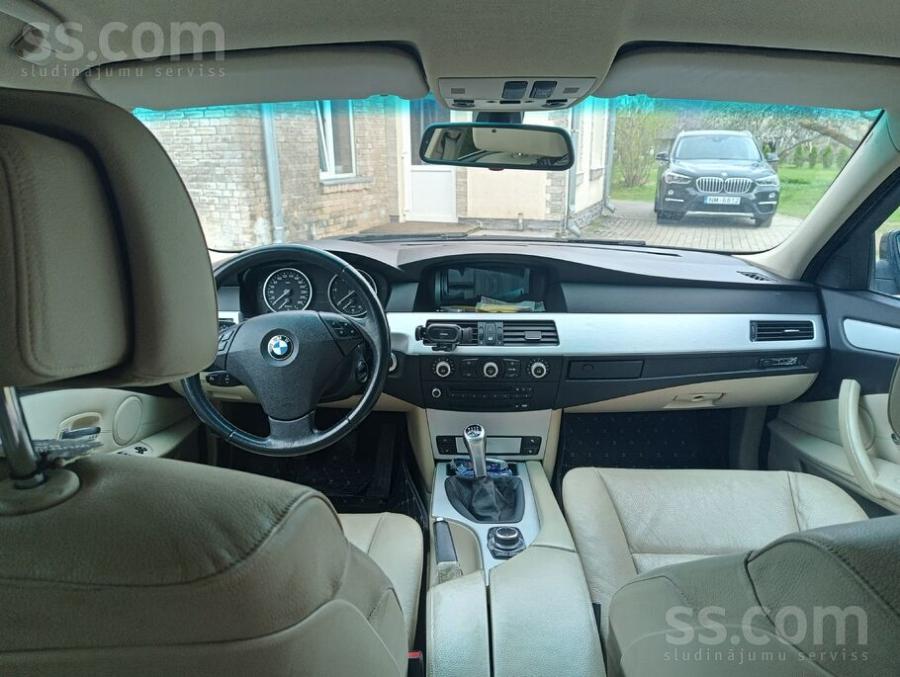 Melns BMW 520 2009 Valmiera, ar dzinēja tilpumu 2.00 L un nobraukumu 361 tūkst. km par 4500 €, foto 4 vietnē AUTOMOTO.COM.LV