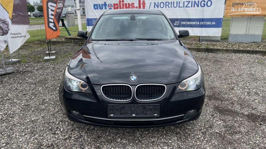 Black BMW 520 2009 in Marijampole, with an engine capacity of 2.00 L and mileage of 292 thousand km for 5250 €, photo 10 on AUTOMOTO.COM.LV