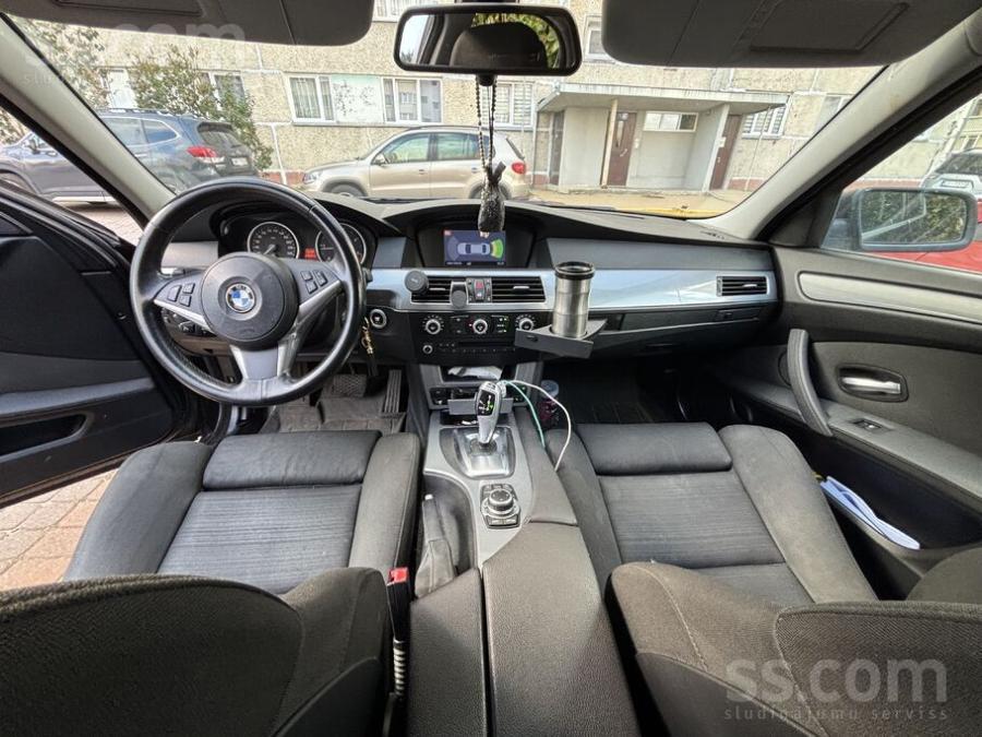 Melns BMW 520 2009 Ventspils, ar dzinēja tilpumu 2.00 L un nobraukumu 320 tūkst. km par 5200 €, foto 8 vietnē AUTOMOTO.COM.LV
