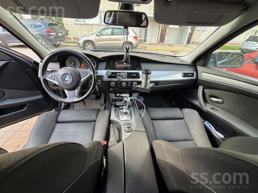 Melns BMW 520 2009 Ventspils, ar dzinēja tilpumu 2.00 L un nobraukumu 320 tūkst. km par 5200 €, foto 9 vietnē AUTOMOTO.COM.LV