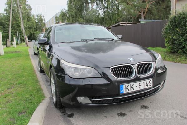 Melns BMW 520 2009 Jūrmala, ar dzinēja tilpumu 2.00 L un nobraukumu 327 tūkst. km par 4400 €, foto 1 vietnē AUTOMOTO.COM.LV