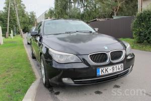 Черный БМВ 520 2009 в Юрмала, объемом двигателя 2.00 л и пробегом 327 тыс. км за 4400 €, фото  на AUTOMOTO.COM.LV