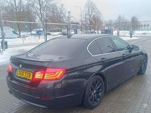 Black BMW 520 2010 in Vilnius, with an engine capacity of 2.00 L and mileage of 171 thousand km for 3400 €, photo  on AUTOMOTO.COM.LV