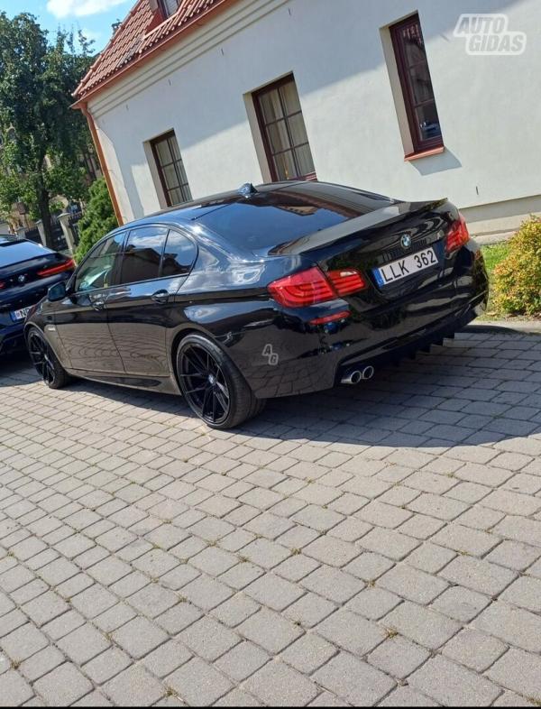 Black BMW 520 2010 in Vilnius, with an engine capacity of 2.00 L and mileage of 168 thousand km for 9700 €, photo 1 on AUTOMOTO.COM.LV