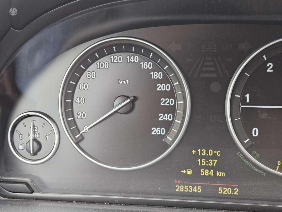 Черный БМВ 520 2010 в Клайпеда, объемом двигателя 2.00 л и пробегом 286 тыс. км за 7990 €, фото 18 на AUTOMOTO.COM.LV