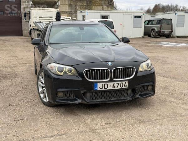 Black BMW 520 2011 in Riga, with an engine capacity of 2.00 L and mileage of 170 thousand km for 9000 €, photo 1 on AUTOMOTO.COM.LV