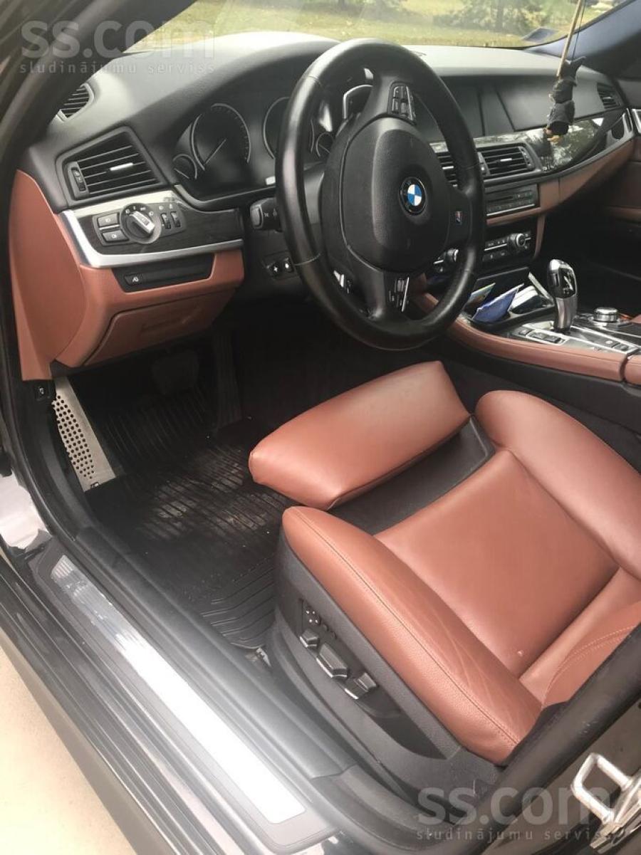 Black BMW 520 2011 in Riga, with an engine capacity of 2.00 L and mileage of 170 thousand km for 9000 €, photo 7 on AUTOMOTO.COM.LV