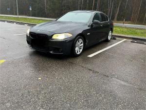 Black BMW 520 2011 in Klaipeda, with an engine capacity of 2.00 L and mileage of 345 thousand km for 7300 €, photo 2 on AUTOMOTO.COM.LV