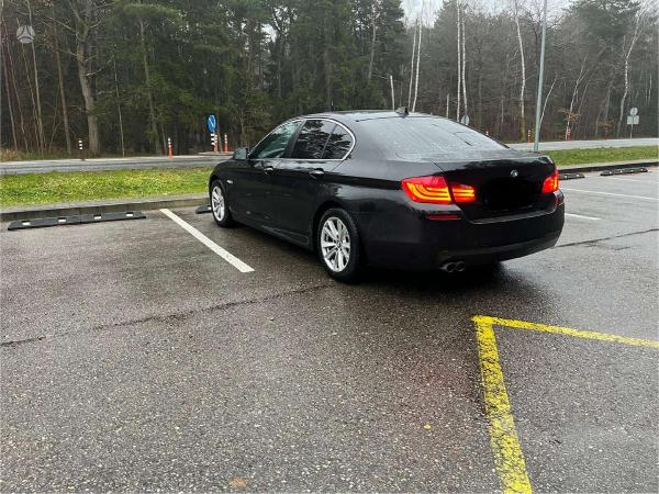 Melns BMW 520 2011 Klaipėda, ar dzinēja tilpumu 2.00 L un nobraukumu 345 tūkst. km par 7300 €, foto 4 vietnē AUTOMOTO.COM.LV