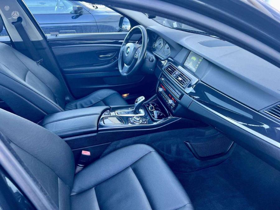 Melns BMW 520 2011 Marijampole, ar dzinēja tilpumu 2.00 L un nobraukumu 282 tūkst. km par 9500 €, foto 19 vietnē AUTOMOTO.COM.LV