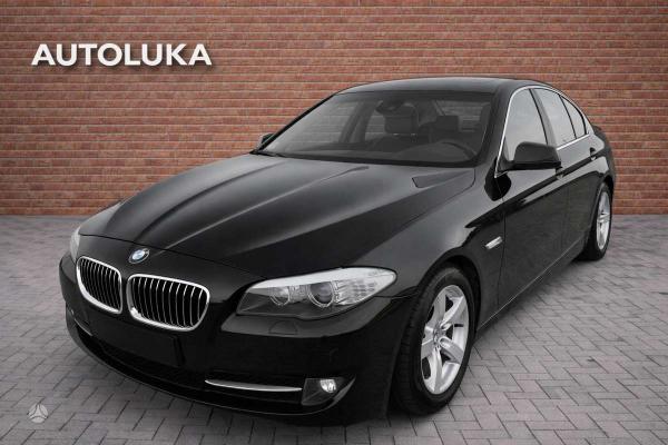 Black BMW 520 2011 in Marijampole, with an engine capacity of 2.00 L and mileage of 282 thousand km for 9498 €, photo 1 on AUTOMOTO.COM.LV