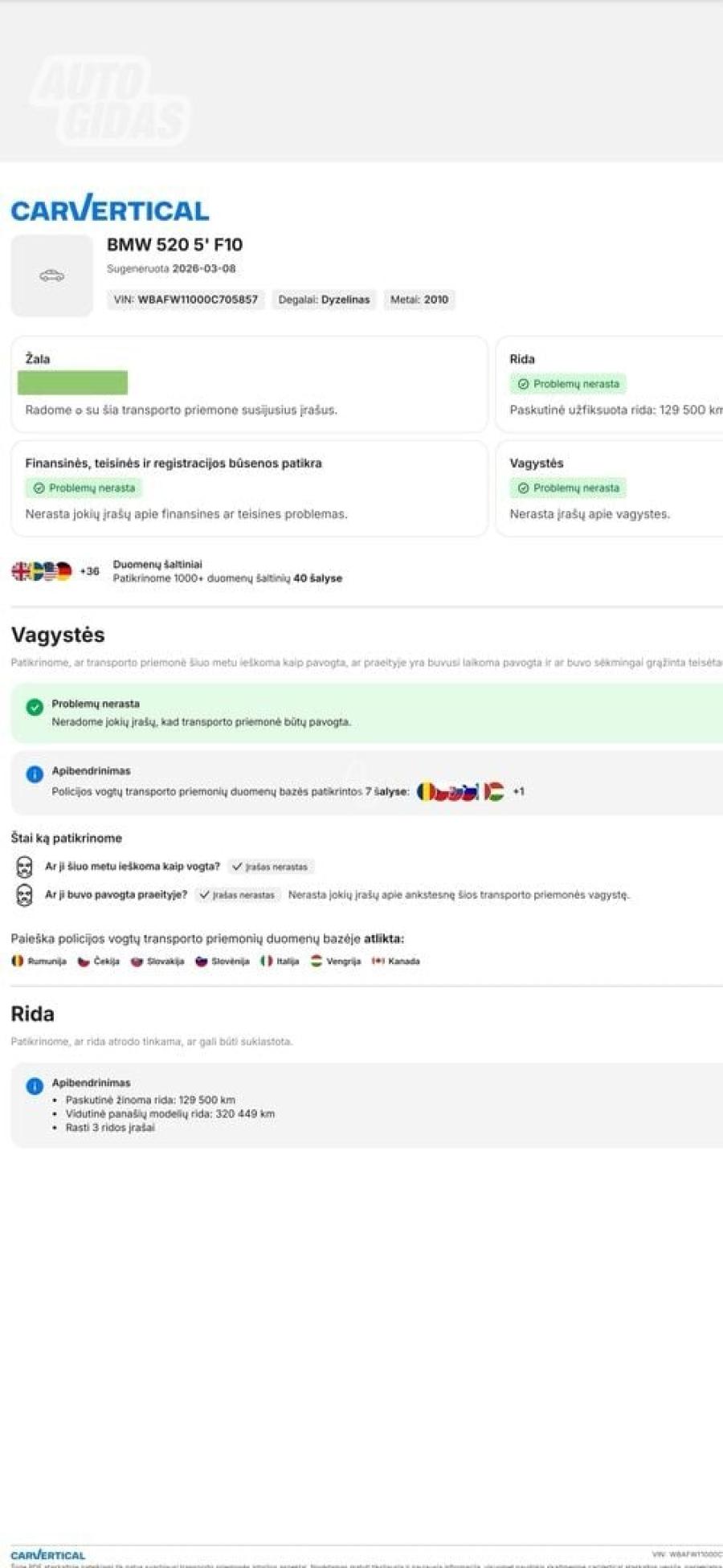 Черный БМВ 520 2011 в Алитус, объемом двигателя 2.00 л и пробегом 186 тыс. км за 8899 €, фото 15 на AUTOMOTO.COM.LV