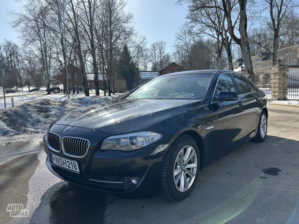 Black BMW 520 2011 in Vilnius, with an engine capacity of 2.00 L and mileage of 234 thousand km for 7100 €, photo 5 on AUTOMOTO.COM.LV