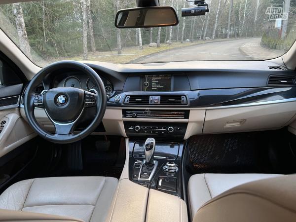 Black BMW 520 2011 in Vilnius, with an engine capacity of 2.00 L and mileage of 340 thousand km for 9950 €, photo 9 on AUTOMOTO.COM.LV