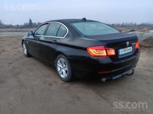 Black BMW 520 2011 in Daugavpils, with an engine capacity of 2.00 L and mileage of 340 thousand km for 4000 €, photo 4 on AUTOMOTO.COM.LV