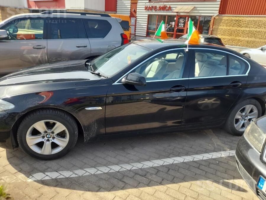 Black BMW 520 2011 in Daugavpils, with an engine capacity of 2.00 L and mileage of 340 thousand km for 4000 €, photo 16 on AUTOMOTO.COM.LV