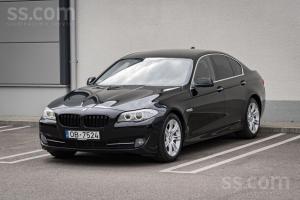 Black BMW 520 2011 in Riga, with an engine capacity of 2.00 L and mileage of 0 thousand km for 13300 €, photo  on AUTOMOTO.COM.LV