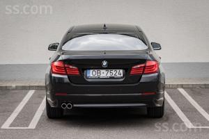 Black BMW 520 2011 in Riga, with an engine capacity of 2.00 L and mileage of 0 thousand km for 13300 €, photo 6 on AUTOMOTO.COM.LV