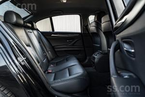 Black BMW 520 2011 in Riga, with an engine capacity of 2.00 L and mileage of 0 thousand km for 13300 €, photo 12 on AUTOMOTO.COM.LV