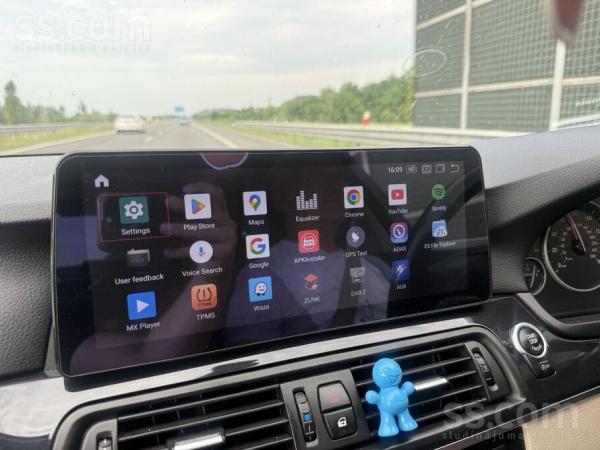 Black BMW 520 2011 in Riga, with an engine capacity of 2.00 L and mileage of 284 thousand km for 3500 €, photo 7 on AUTOMOTO.COM.LV