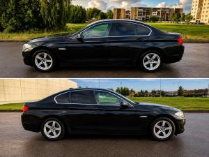 Black BMW 520 2011 in Radviliskis, with an engine capacity of 2.00 L and mileage of 291 thousand km for 6999 €, photo 6 on AUTOMOTO.COM.LV