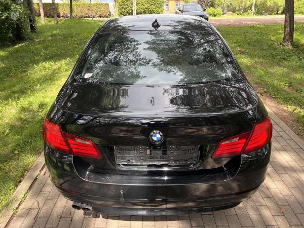 Melns BMW 520 2011 Utena, ar dzinēja tilpumu 2.00 L un nobraukumu 260 tūkst. km par 7800 €, foto 6 vietnē AUTOMOTO.COM.LV