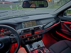 Black BMW 520 2011 in Kaunas, with an engine capacity of 2.00 L and mileage of 262 thousand km for 8300 €, photo 19 on AUTOMOTO.COM.LV