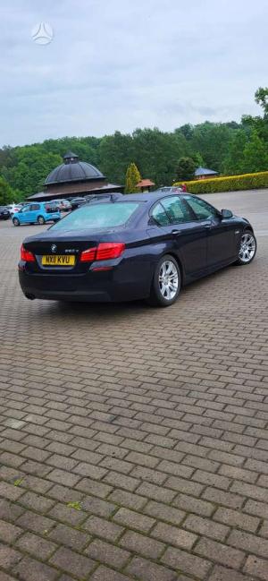 Black BMW 520 2011 in Vilnius, with an engine capacity of 2.00 L and mileage of 233 thousand km for 3900 €, photo 7 on AUTOMOTO.COM.LV