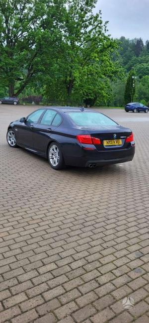 Black BMW 520 2011 in Vilnius, with an engine capacity of 2.00 L and mileage of 233 thousand km for 3900 €, photo 8 on AUTOMOTO.COM.LV