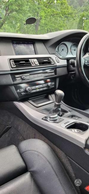 Black BMW 520 2011 in Vilnius, with an engine capacity of 2.00 L and mileage of 233 thousand km for 3900 €, photo 13 on AUTOMOTO.COM.LV