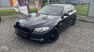 Melns BMW 520 2011 Marijampole, ar dzinēja tilpumu 2.00 L un nobraukumu 330 tūkst. km par 6990 €, foto  vietnē AUTOMOTO.COM.LV