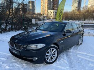 Black BMW 520 2012 in Vilnius, with an engine capacity of 2.00 L and mileage of 384 thousand km for 7300 €, photo  on AUTOMOTO.COM.LV