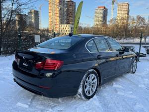 Black BMW 520 2012 in Vilnius, with an engine capacity of 2.00 L and mileage of 384 thousand km for 7300 €, photo 5 on AUTOMOTO.COM.LV
