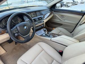 Black BMW 520 2012 in Vilnius, with an engine capacity of 2.00 L and mileage of 384 thousand km for 7300 €, photo 15 on AUTOMOTO.COM.LV