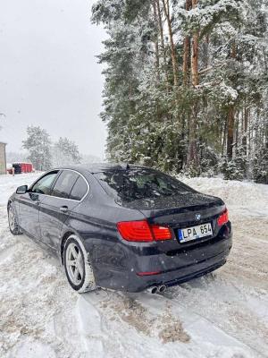 Black BMW 520 2012 in Varena, with an engine capacity of 2.00 L and mileage of 335 thousand km for 8000 €, photo 3 on AUTOMOTO.COM.LV