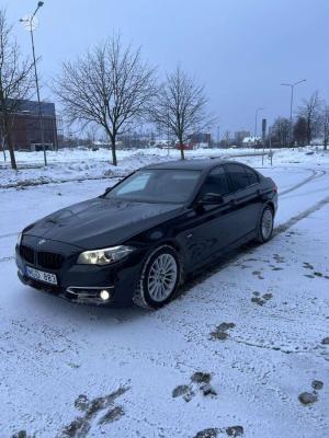 Black BMW 520 2012 in Klaipeda, with an engine capacity of 2.00 L and mileage of 217 thousand km for 7400 €, photo  on AUTOMOTO.COM.LV