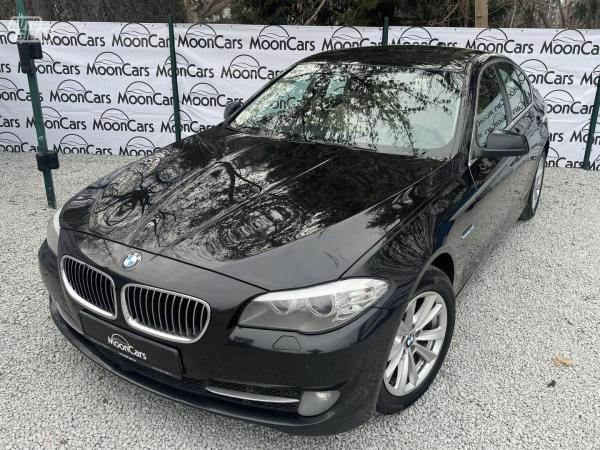 Black BMW 520 2012 in Vilnius, with an engine capacity of 2.00 L and mileage of 384 thousand km for 6800 €, photo 2 on AUTOMOTO.COM.LV